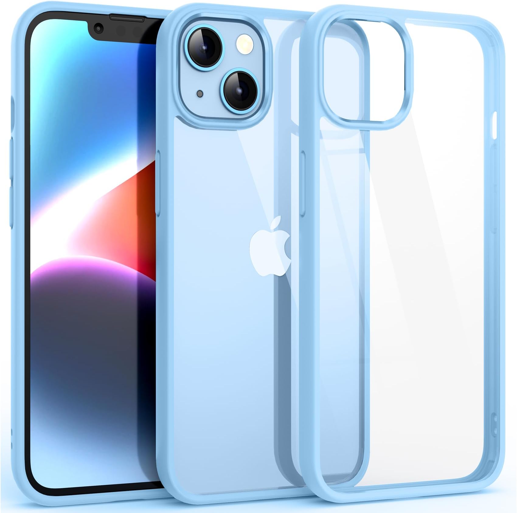 Amazon.com: Gatita Sierra Blue Clear Case for iPhone 14, Shockproof ...
