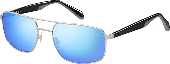 Amazon.com: Fossil Men's FOS 2088/S Rectangular Sunglasses, Matte ...