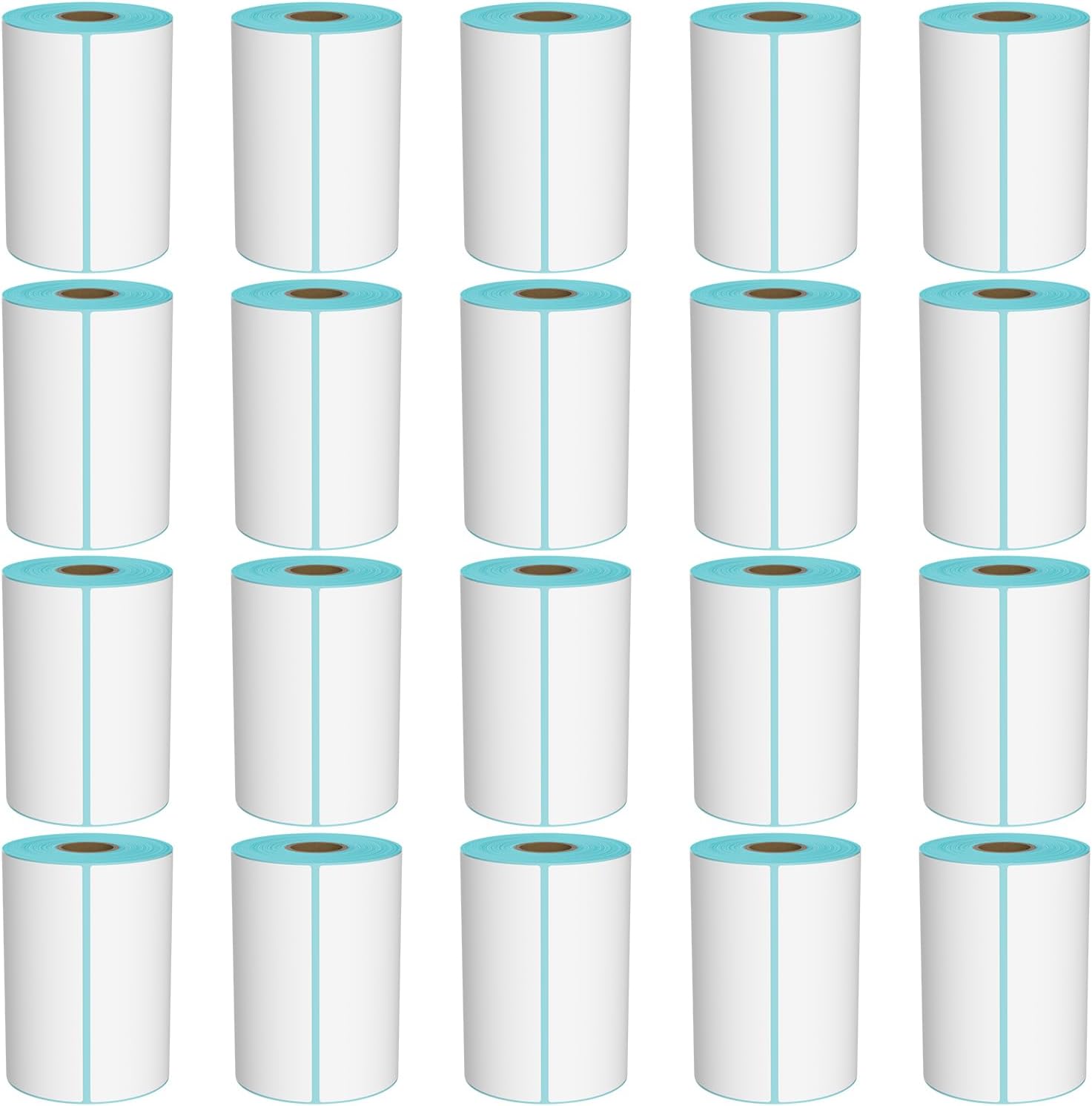 Amazon.com : RBHK 12 Rolls Direct Thermal Labels 2-1/4'' x 1-1/4 ...