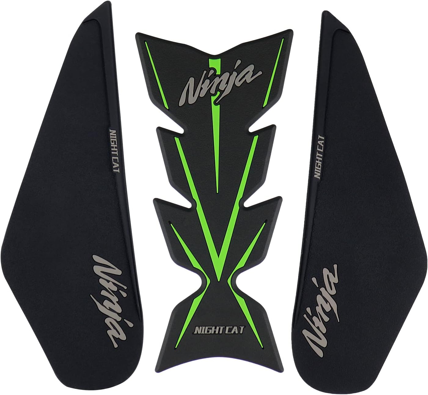 Amazon.com: Compatible Kawasaki Ninja 400 Motorcycle Tank Pad Kit Side ...