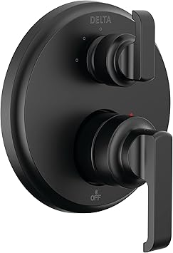 Delta Tetra Single-Function Shower Handle Trim Kit with 3-Way ...