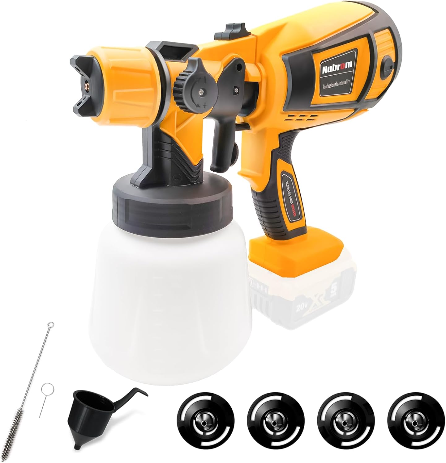 Cordless Paint Sprayer for Dewalt 20V Max Battery,Handheld Paint Spray ...