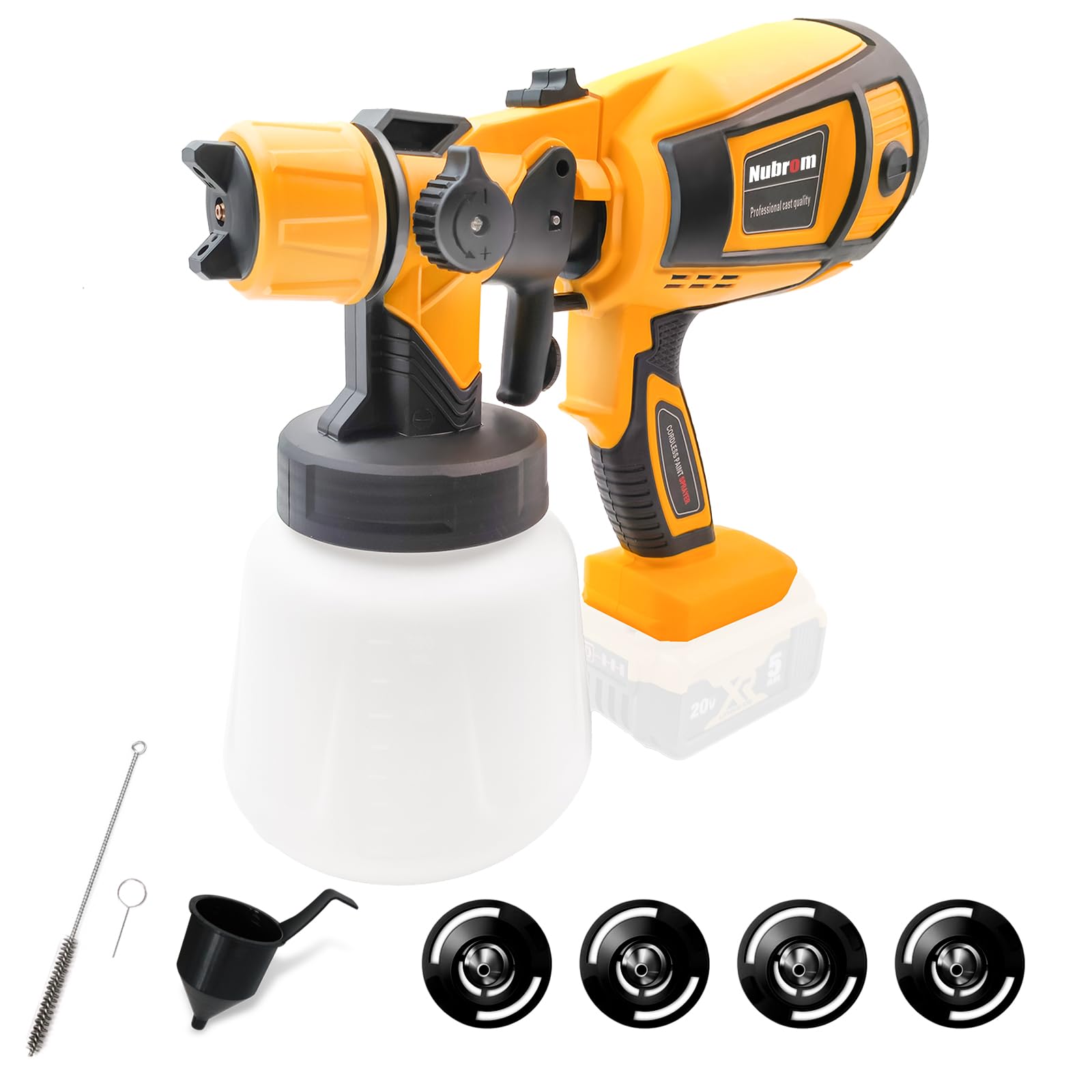 Amazon.com : Cordless Paint Sprayer for Dewalt 20V Max Battery,Handheld ...