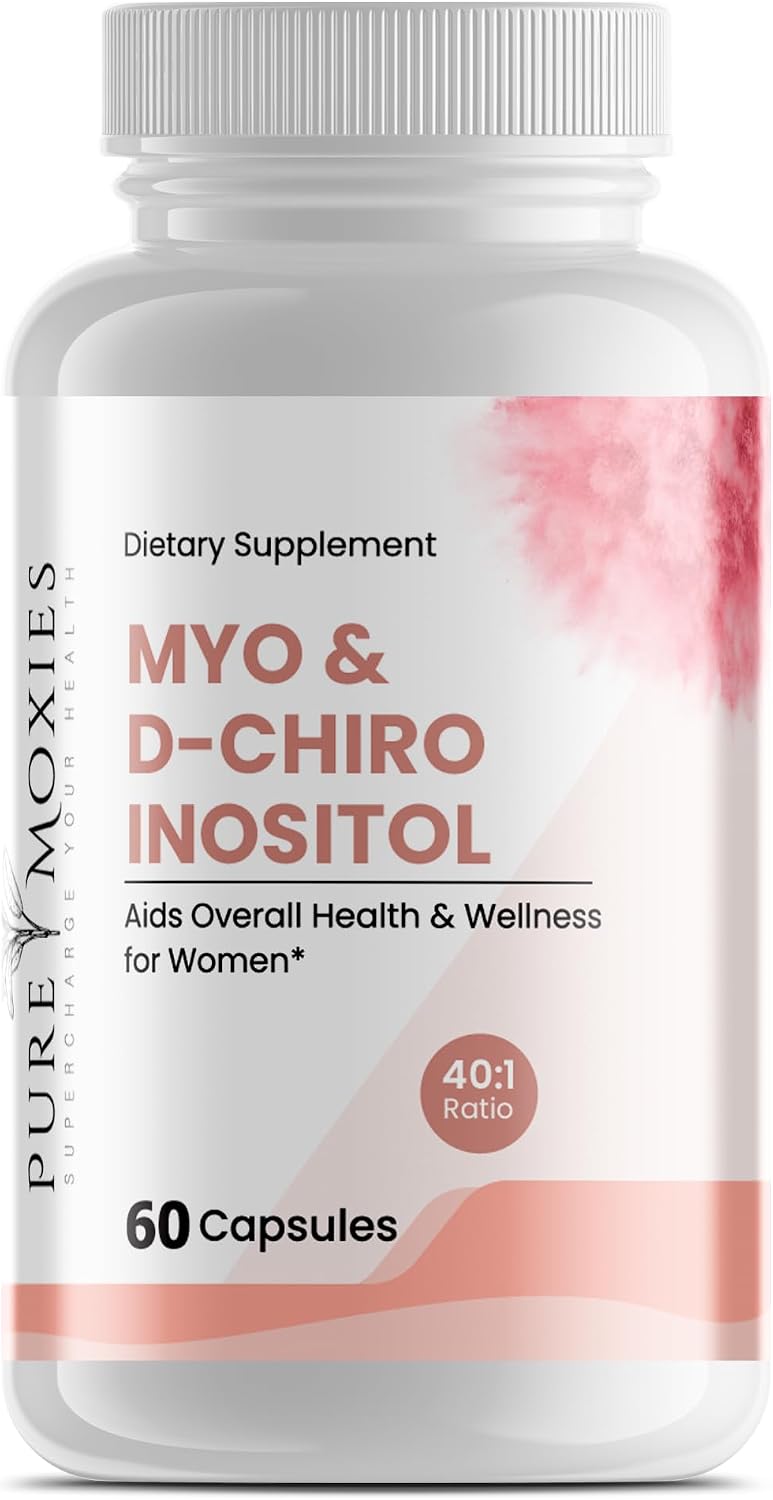 Amazon.com: Pure Moxies Myo-Inositol & D-Chiro-Inositol, Fertility PCOS ...