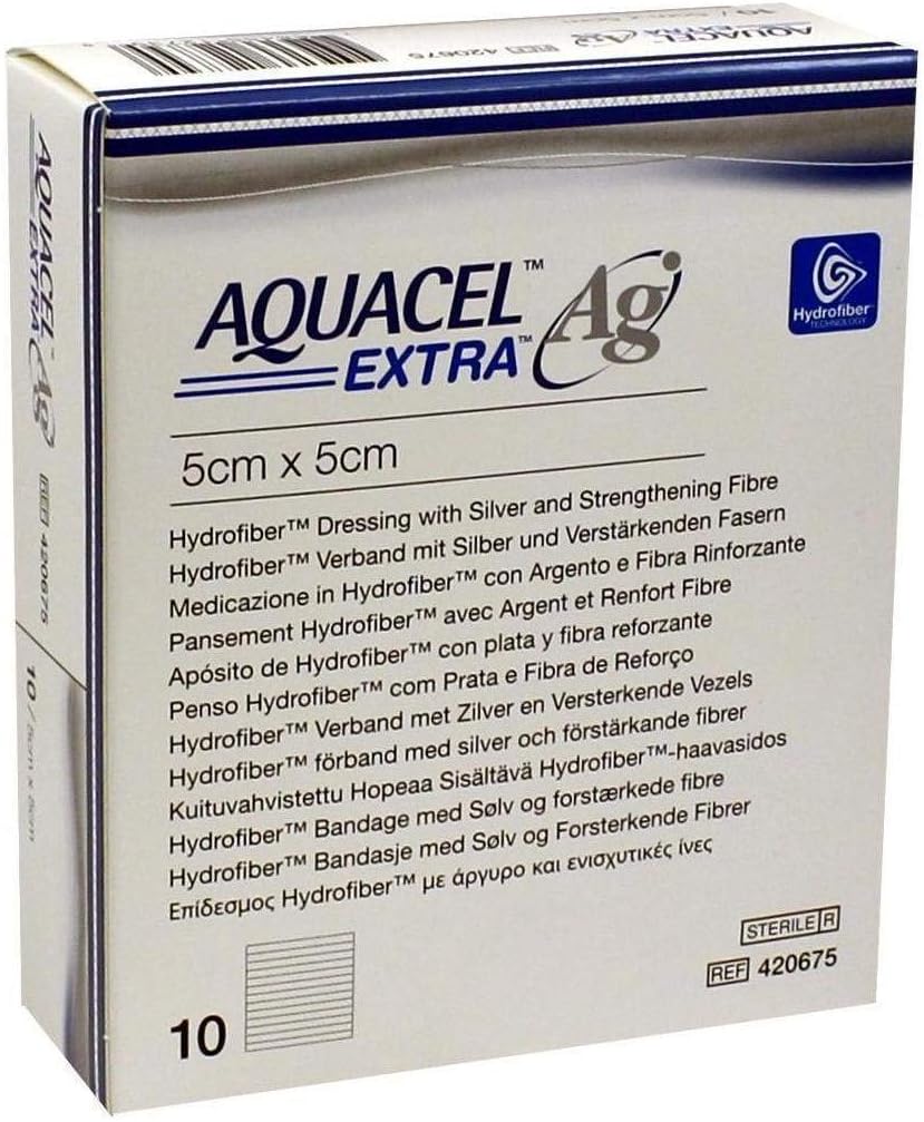 AQUACEL Ag+ Extra Dressings 5 x 5 cm by Aquacel : Amazon.it: Salute e ...