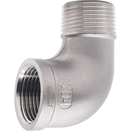Amazon.com: S SYDIEN 2Pcs 304 Stainless Steel 90 Degree Elbow 3/4" NPT ...