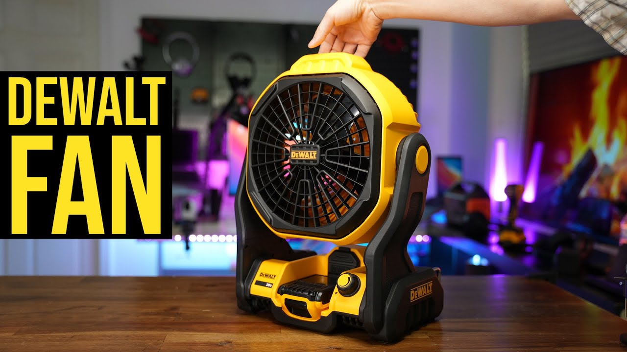 Watch DeWALT 20V Fan ﹙4h 22m on 2-Amp Battery, Max Power﹚ on Amazon Live