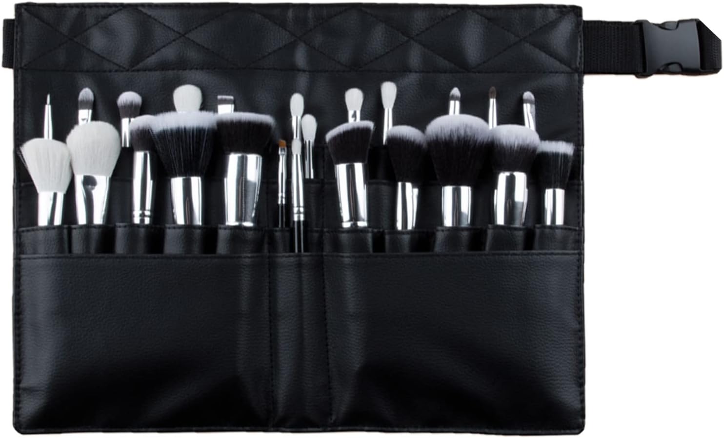 Amazon.com : MyGift Professional Black Salon Apron, Makeup Artist ...