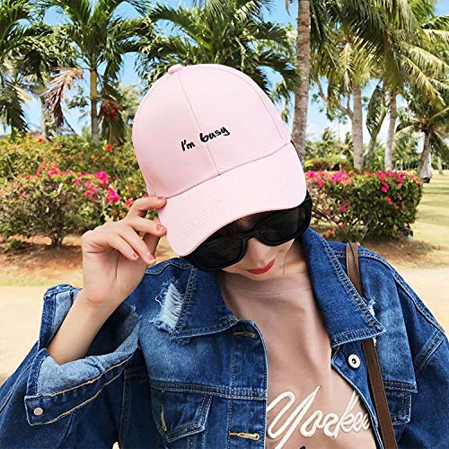 Buy Krystle Girl's Pink I AM BUZY Cap Free Size/Travelling Cap/Vloggers ...