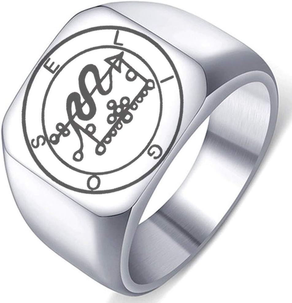 Laser Engraved Demon Eligos Great Duke of Hell Goetic Seal Lesser Key ...