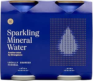 StrangeLove Sparkling Water Can 330ml x 24 : Amazon.com.au: Pantry Food & Drinks