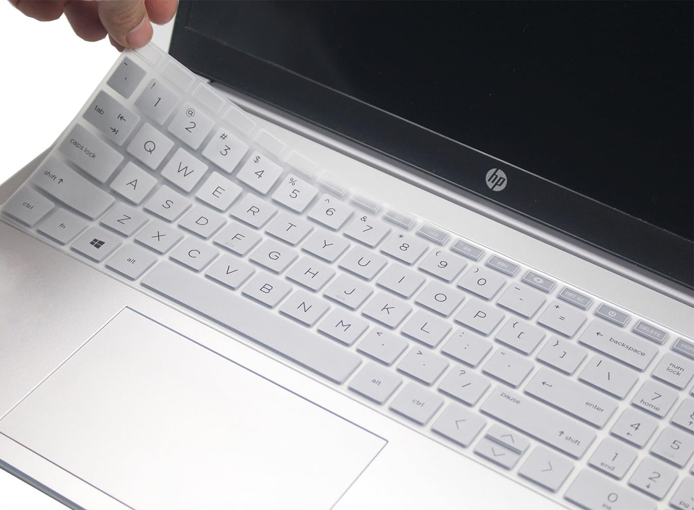 Amazon.com: Keyboard Cover Compatible for 15.6" HP Laptop 15-fc 15-fd ...