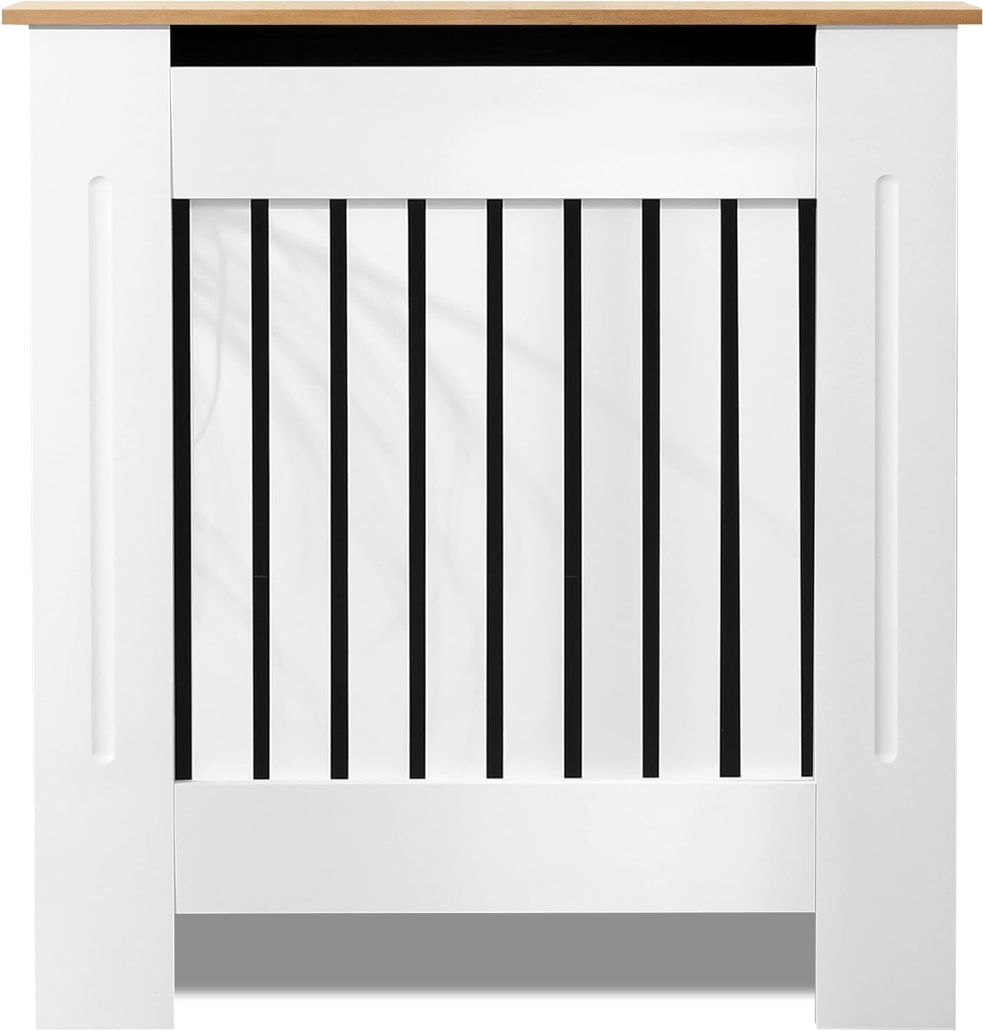 Blisswood Radiator Cover Vertical Pattern Slatted Small Radiator Covers ...