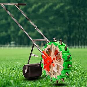 Amazon.com: Hand-Push Roller Seeder Garden Seeder with 14 Seed Plates ...
