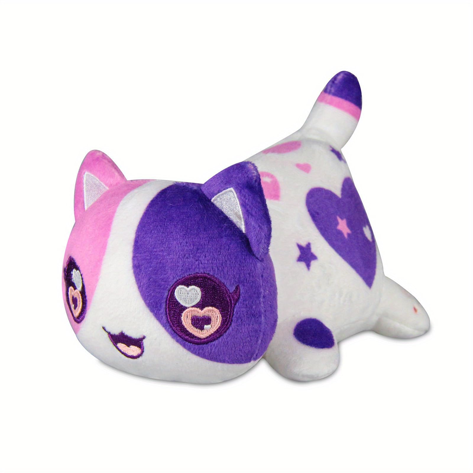 Amazon.com: Womise Cat Plush Mee-Meow Toy,Cute Anime Heart Cartoon ...