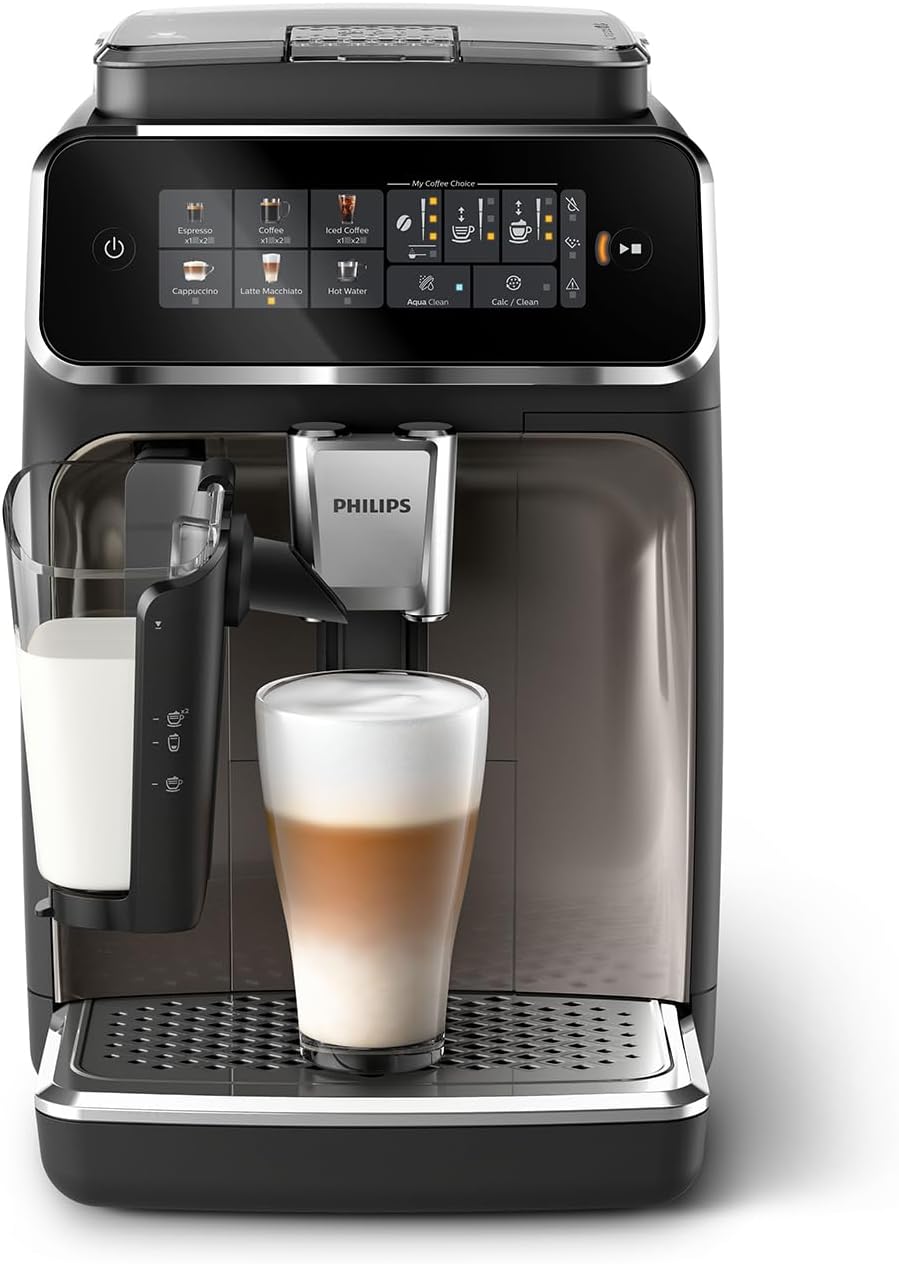 PHILIPS Serie 3300 Cafetera Superautomática - Sistema de leche LatteGo ...