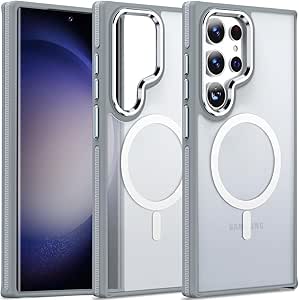 Amazon.com: MALEWOLF for Samsung Galaxy S24 Ultra Case, Magnetic Cover Compatible with Magsafe ...