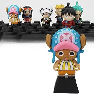 One Piece Chopper Keycaps Japanese Anime Black Key Caps，Compatible with ...