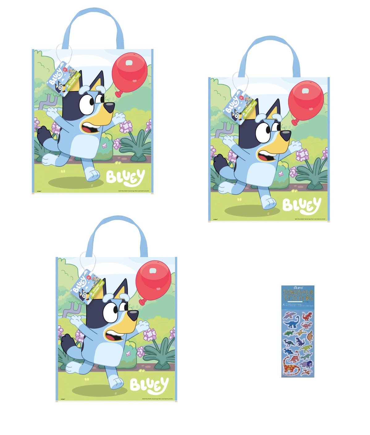 Amazon.com: Unique Bluey Birthday Party Supplies Bundle includes 3 ...