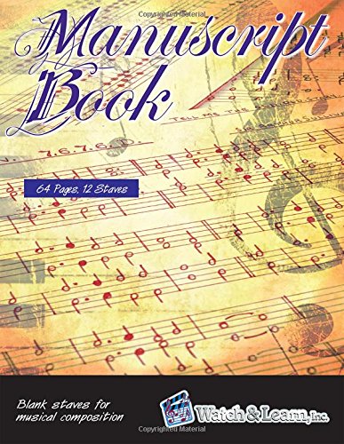 Amazon.com: Manuscript Book - Blank Manuscript Paper: 9781893907829 ...