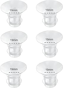 Amazon.com : Flange Inserts 19mm 6PC,Compatible with Momcozy S12 Pro/S9 Pro/S12/S9 Wearable ...