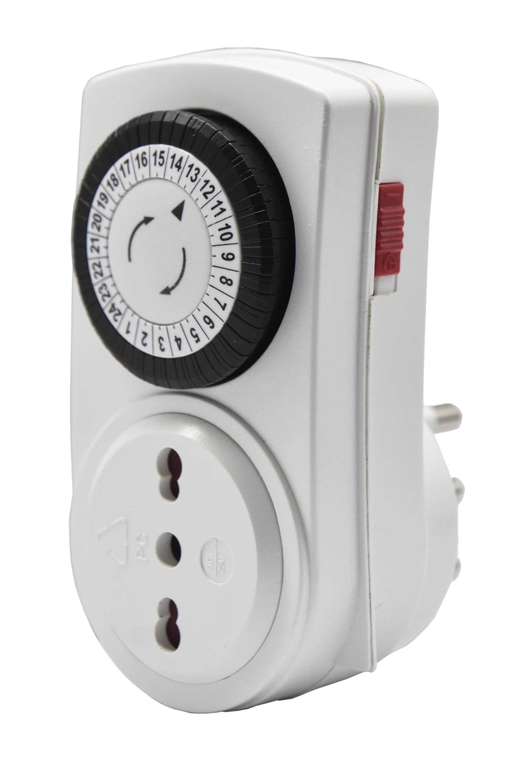 VEMER VJ63050000 TWINPLUG-D - Timer Meccanico Giornaliero con Spina ...