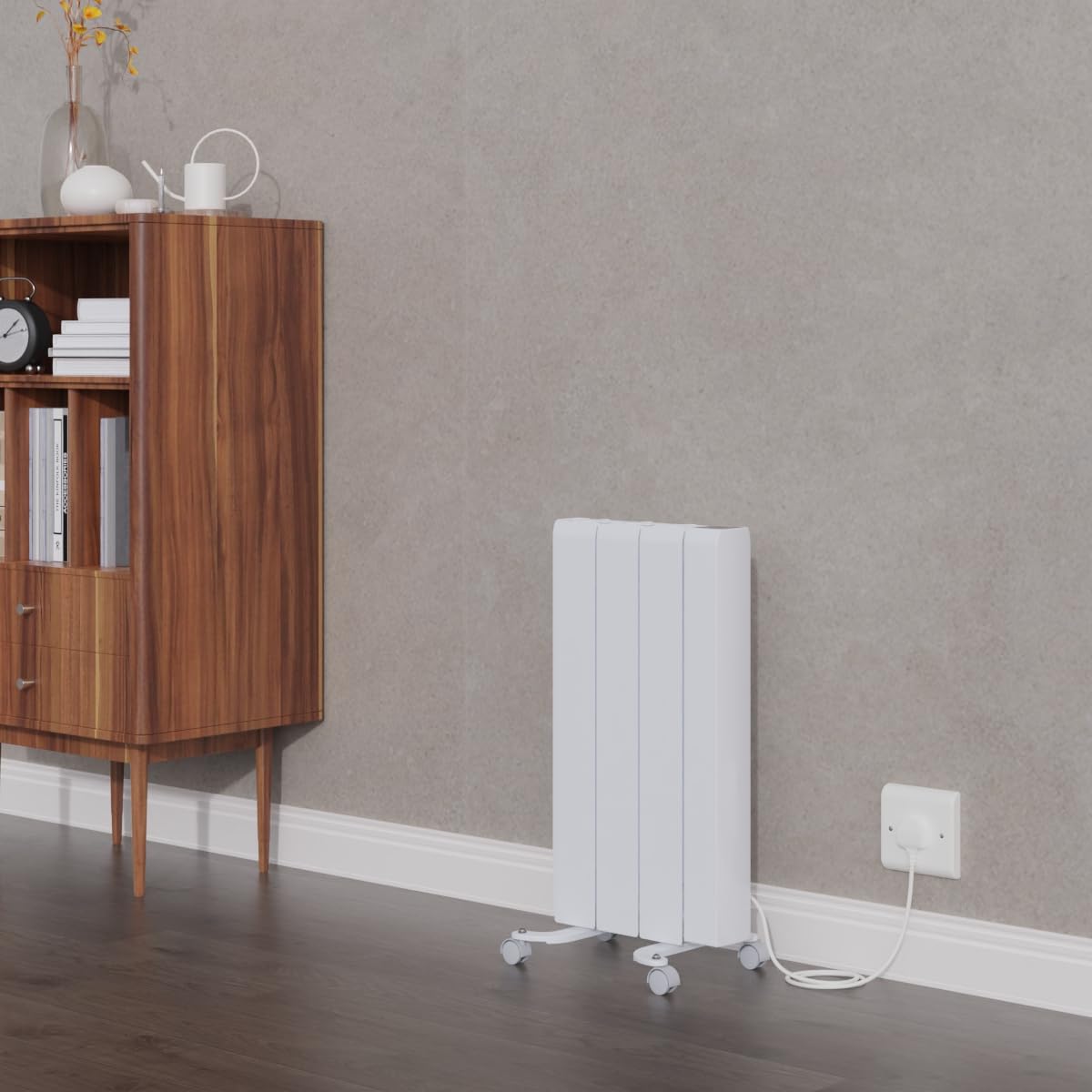 Warmehaus 700W Electric Ceramic Radiator with Smart WIFI Connection, 3 ...