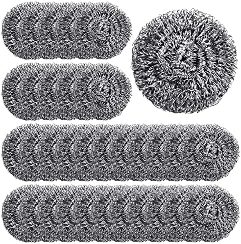 Amazon.com: 16 PCS Stainless Steel Sponges Scrubbers Cleaning Ball ...