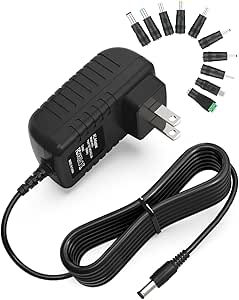 Amazon.com: Tomatosd AC Adapter 9V 2A Power Supply AC110V DC9V 2000mA ...