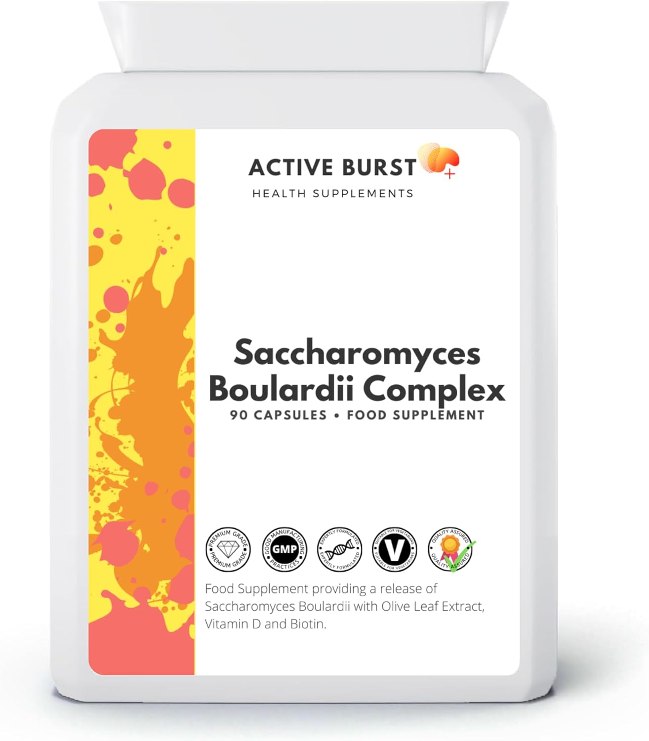 Saccharomyces Boulardii Complex 5 Billion CFU 90 Capsules - Optimised ...