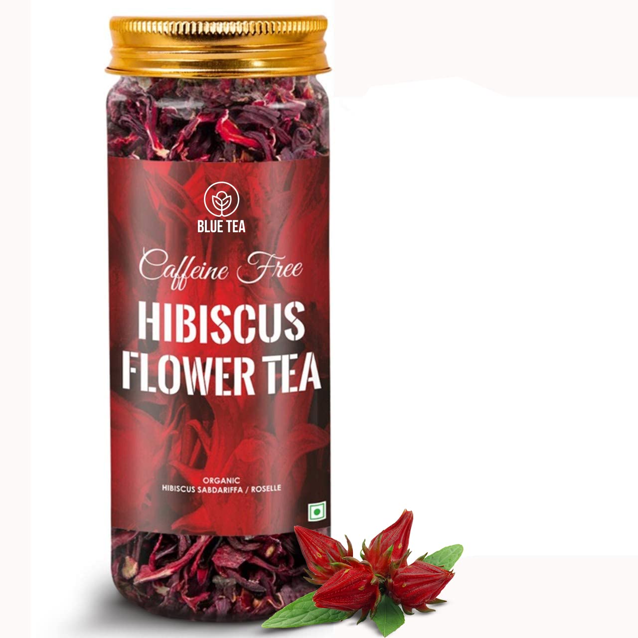 Buy BLUE TEA - Hibiscus Flower Herbal Tea (1.76 Oz ) || NATURAL ...