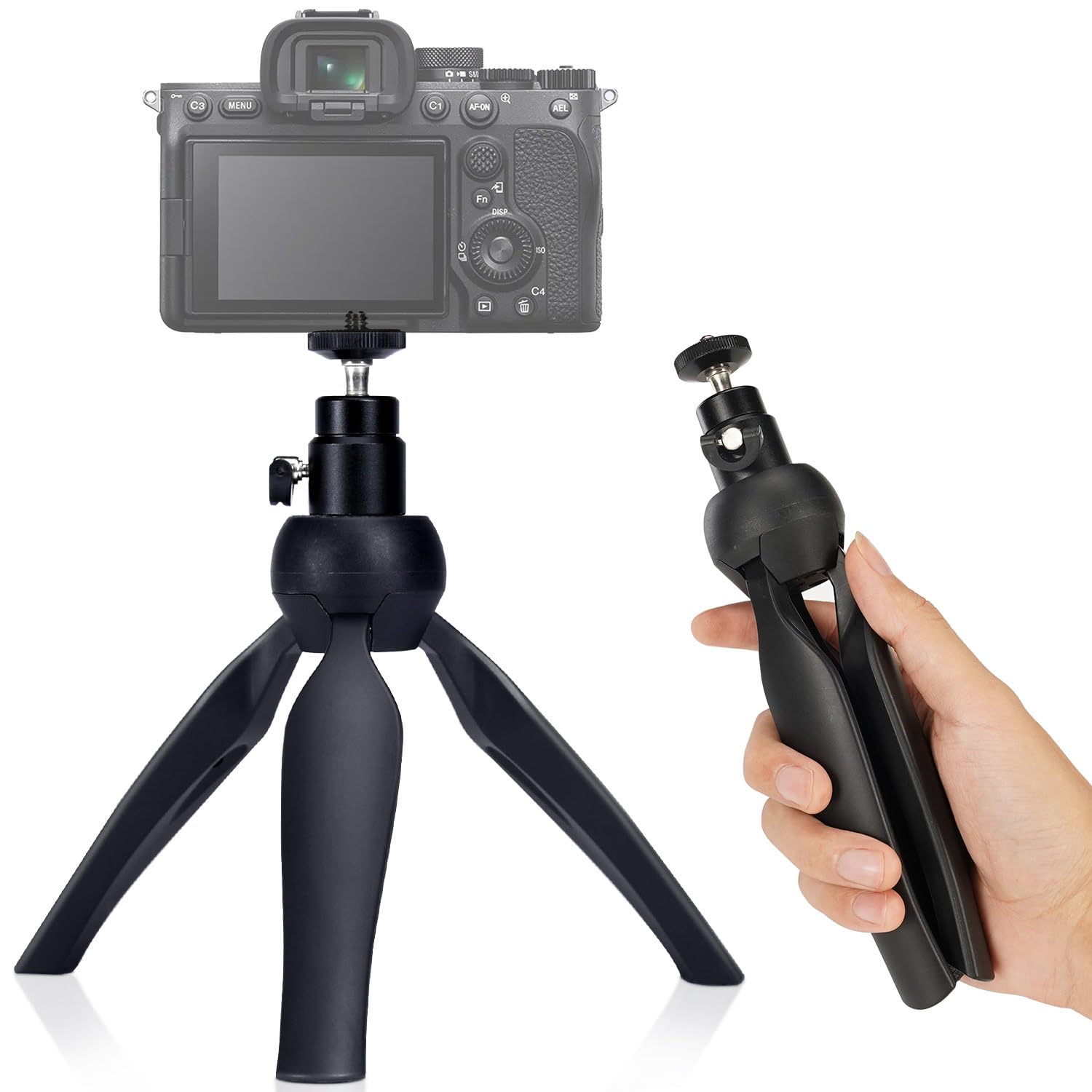 Amazon.com : Pixel Camera Mini Desktop Tripod Stand with Universal 1/4 ...
