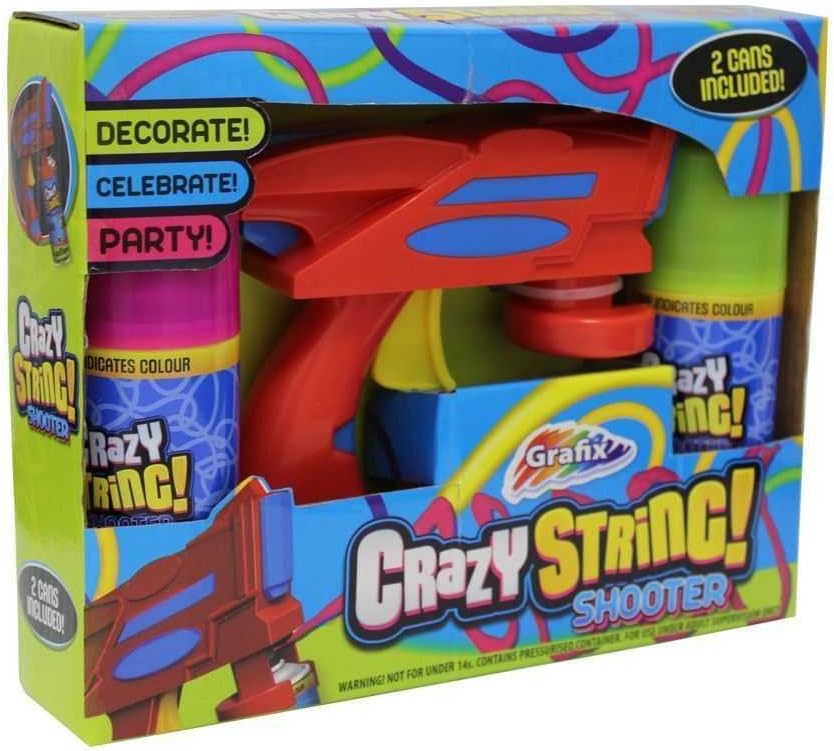Crazy Silly String Shooter Blaster Party Gun Sets With Two Cans of Ammo ...