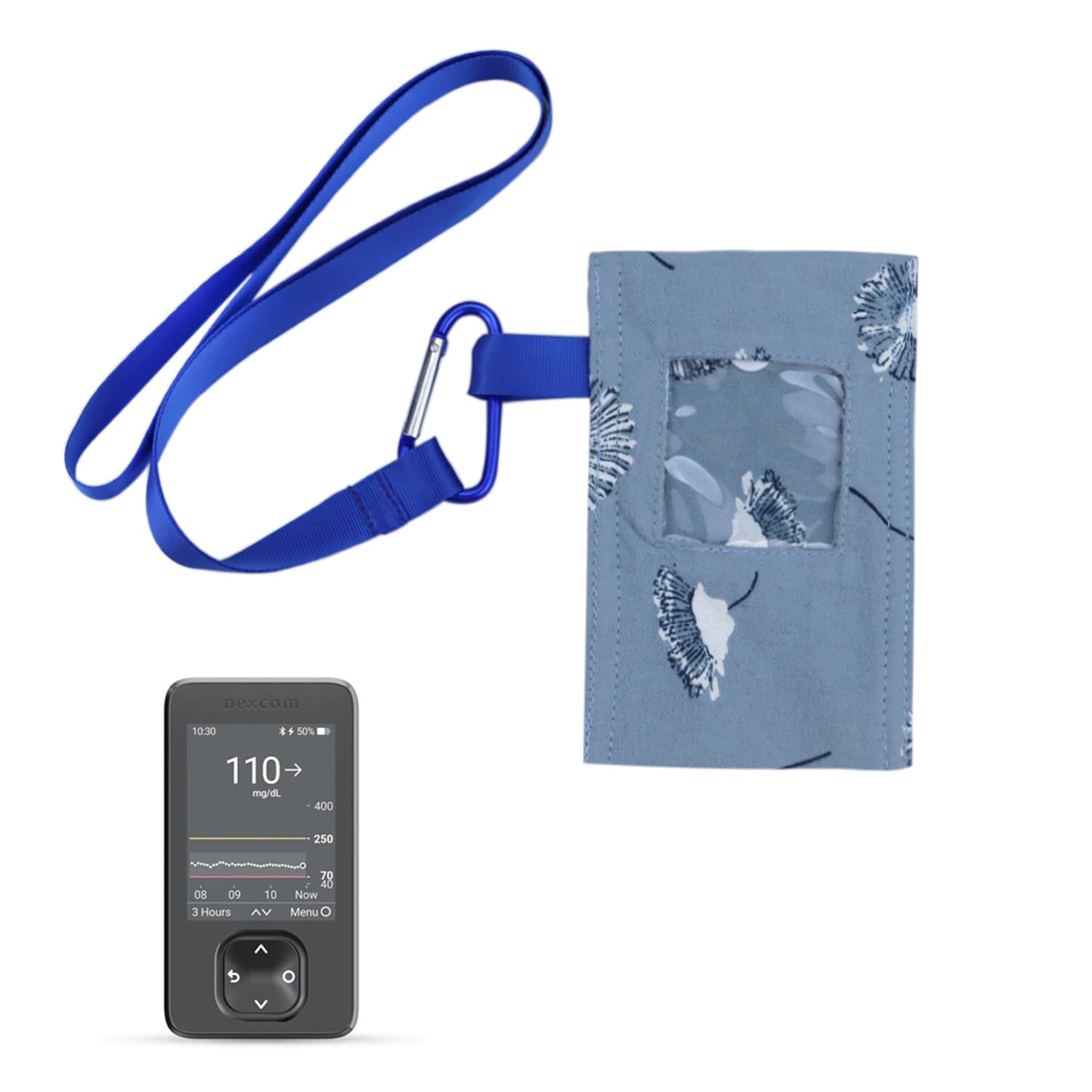 Amazon.com: Blood Glucose Meter Pouch with Lanyard Hook for Dexcom ...