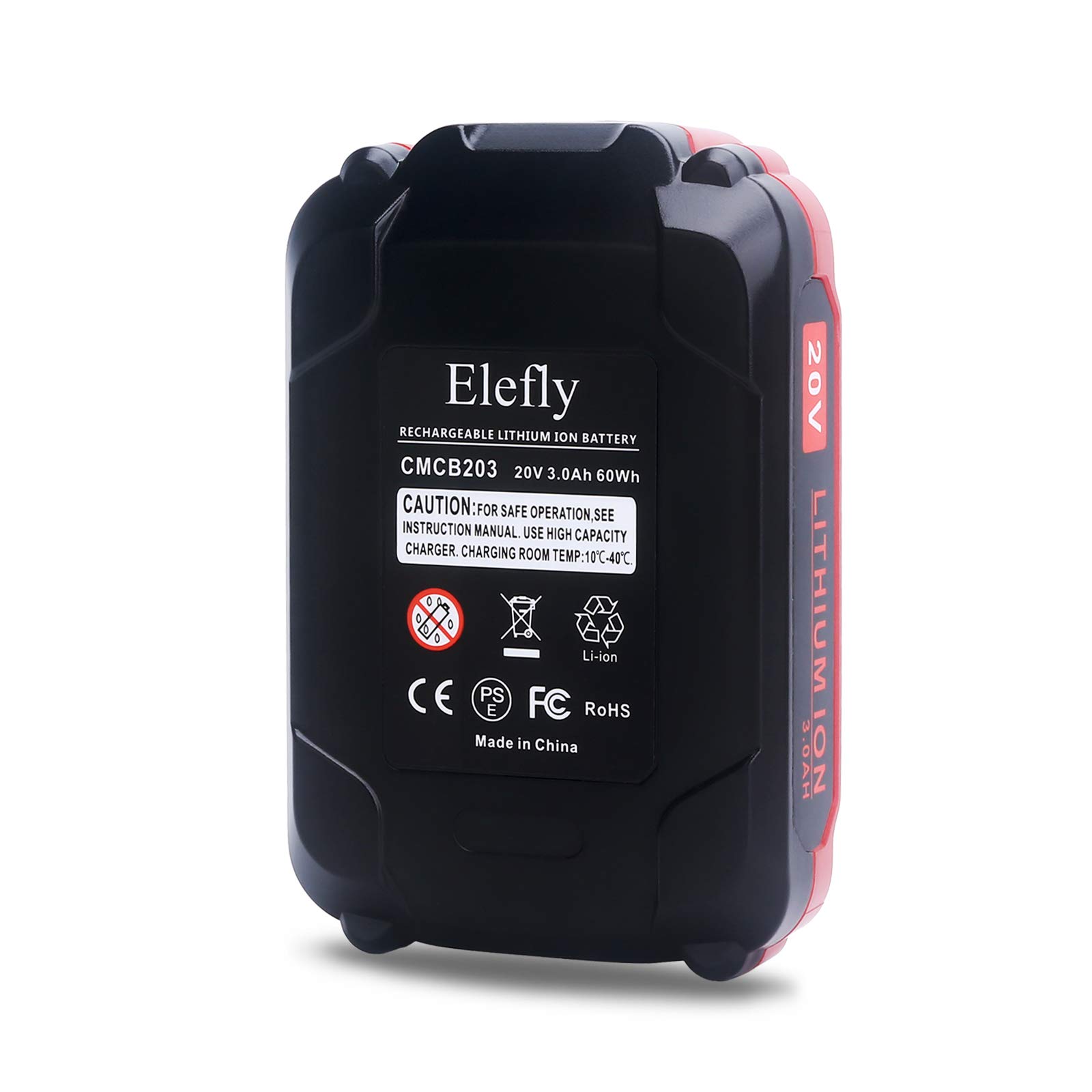 ELEFLY 20V CMCB202 Battery Replacement for Craftsman V20 Lithium Ion ...