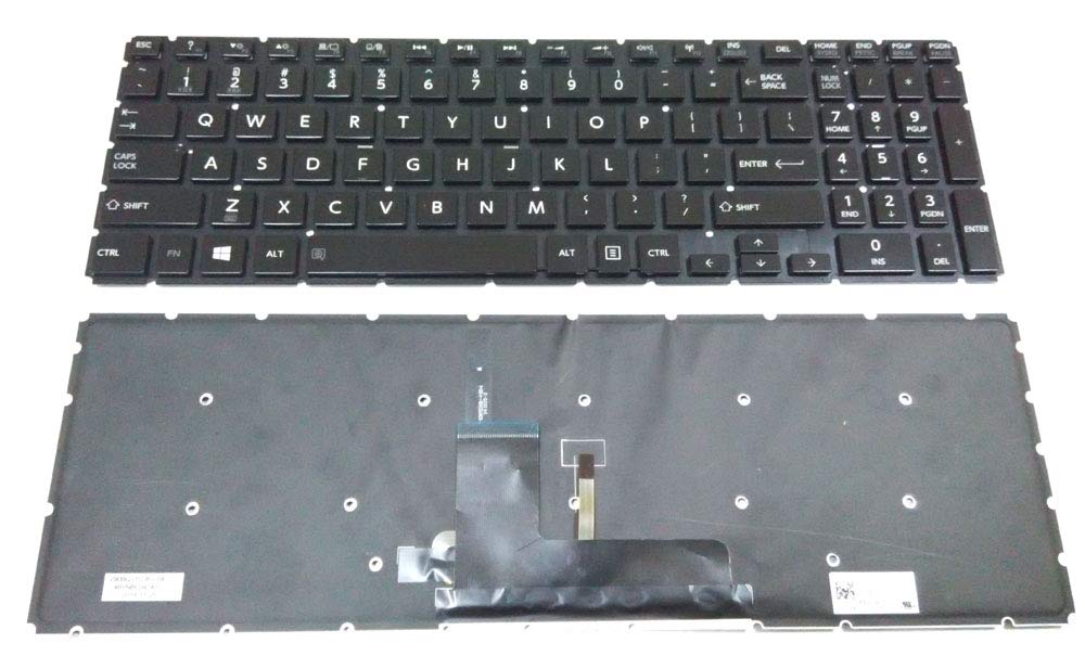 Amazon.com: Lph Replacement Backlit Keyboard for Toshiba Satellite P55 ...