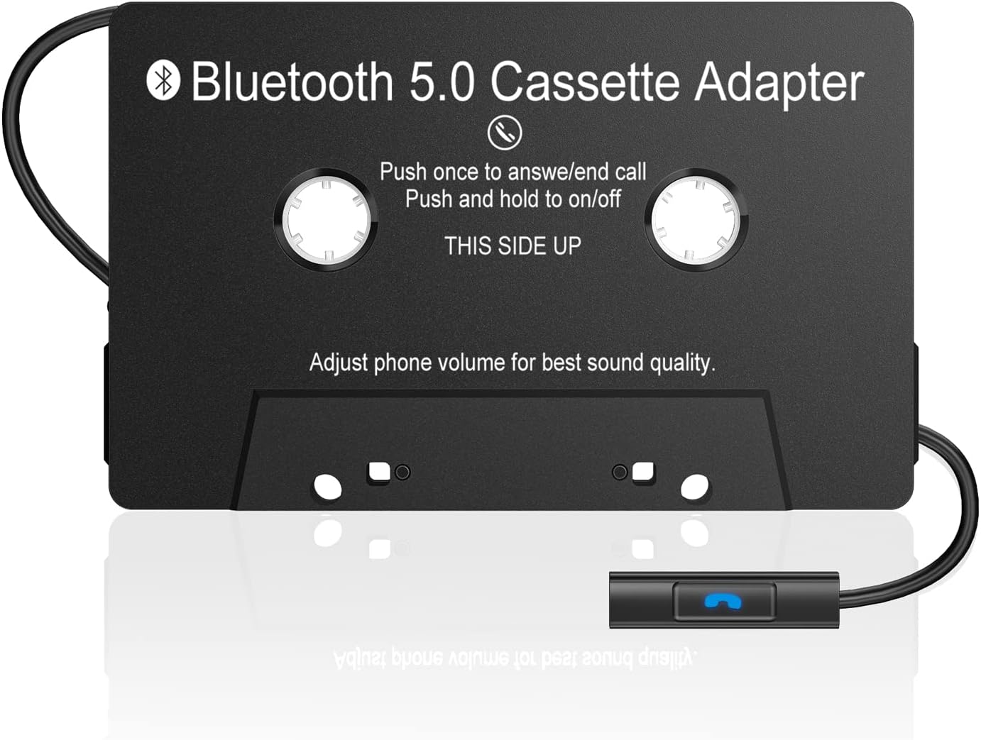 Amazon.com: zeesean Cassette Bluetooth Adapter for Car, Bluetooth 5.1 ...