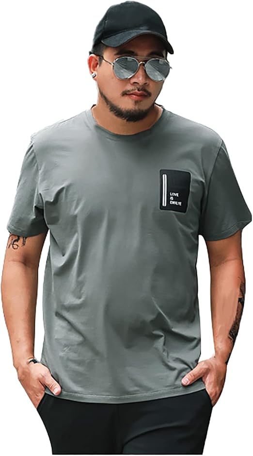 Men s T Shirt Loose Men s Short Sleeved Fat Plus Fat Plus Size Summer men-s-t-shirt-loose-men-s-short-sleeved-fat-plus-fat-plus-size-summer