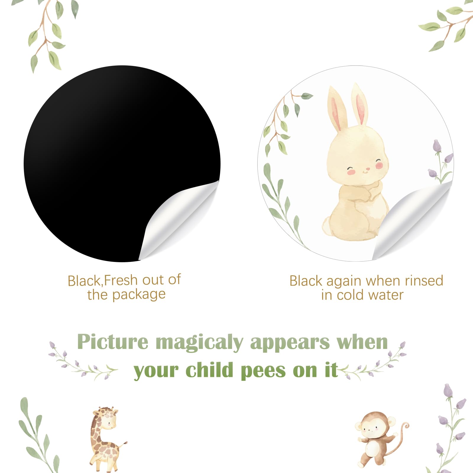 Snapklik.com : Geyee 24 Pcs Potty Training Stickers Potty You Pee On ...