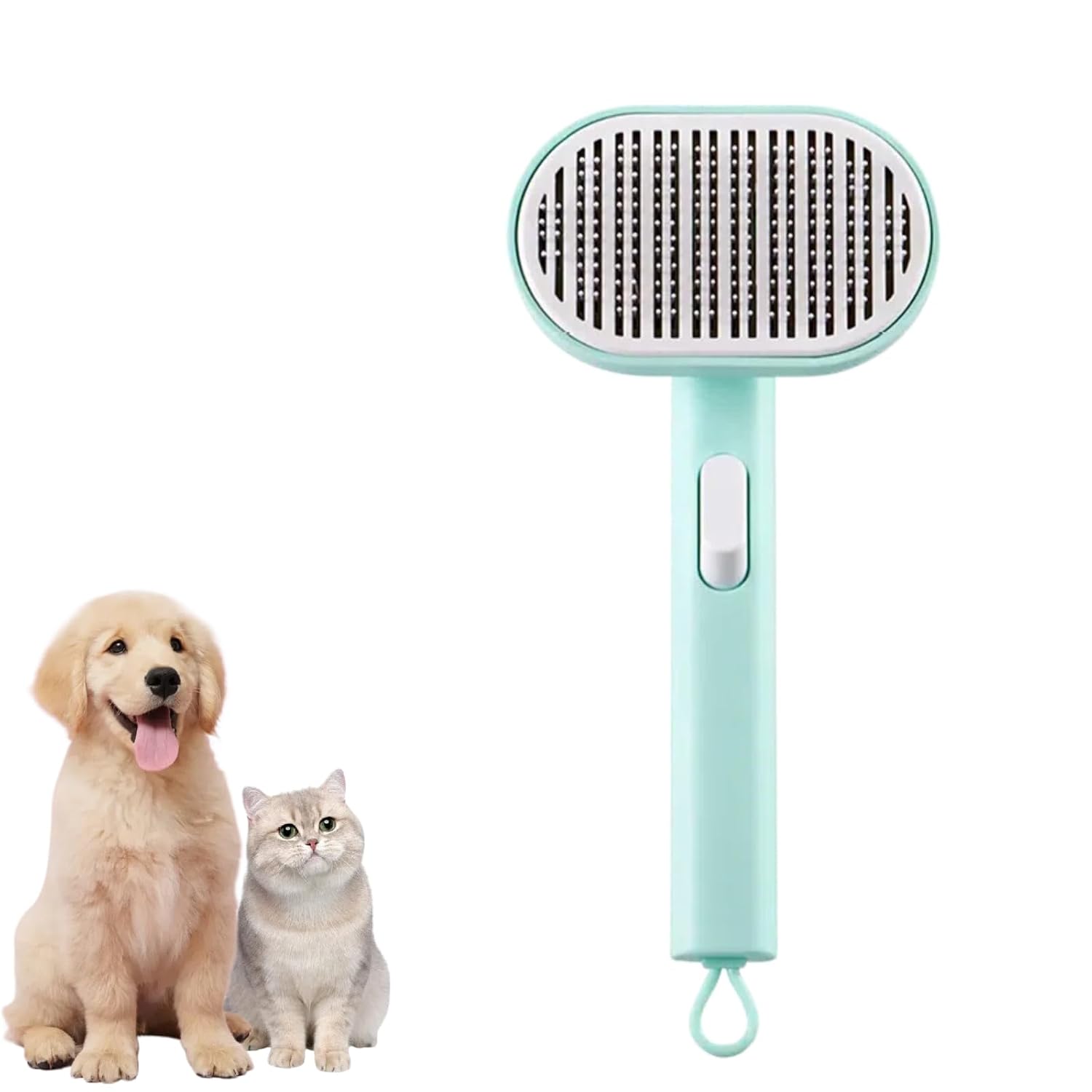 Amazon.com : Cat Brush for Long Haired and Short Haired Cats,Self ...