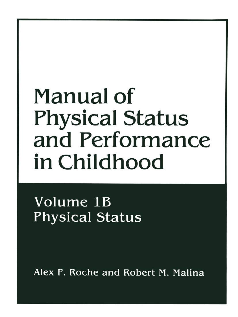 Buy Manual of Physical Status and Performance in Childhood: Volume 1B ...