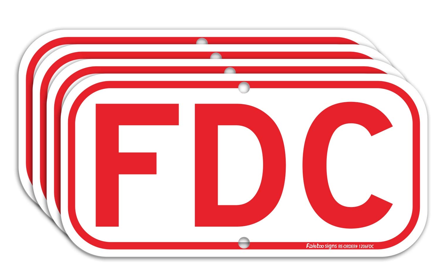 Fire Department Connection Fdc Sign