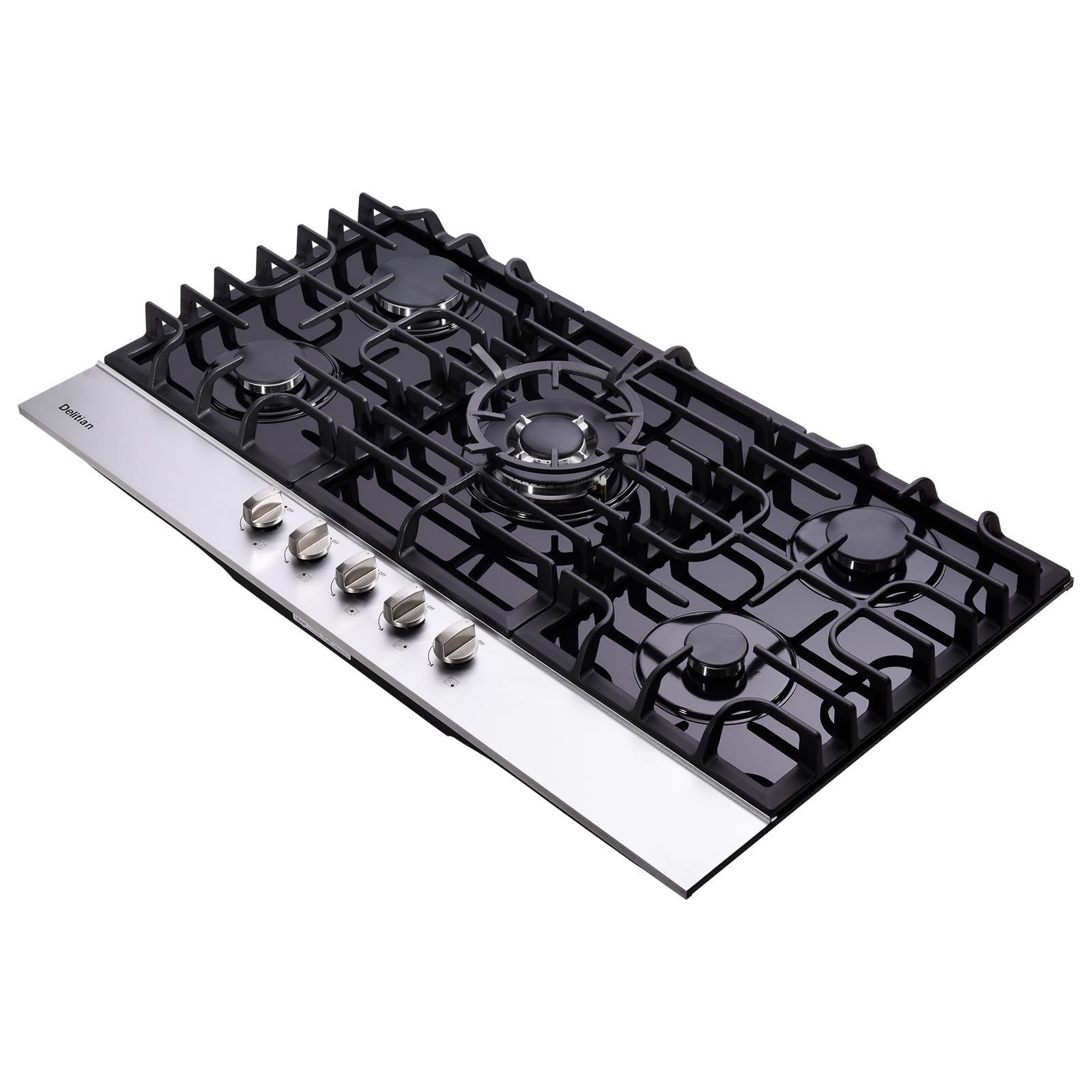 Snapklik.com : 36 Inch Gas Cooktop DT5189A Tempered Glass Built-in Gas ...