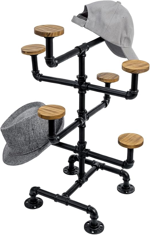 Amazon.com: MyGift Hat Display Stand, Cowboy Hat Holder Rack with 8 ...