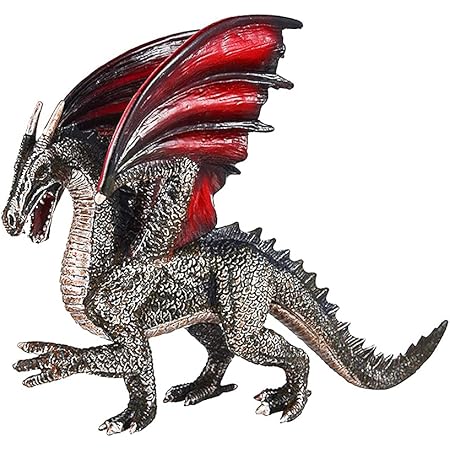 Amazon.com: Warmtree 6 inch Realistic Dragon Model Plastic Flying ...