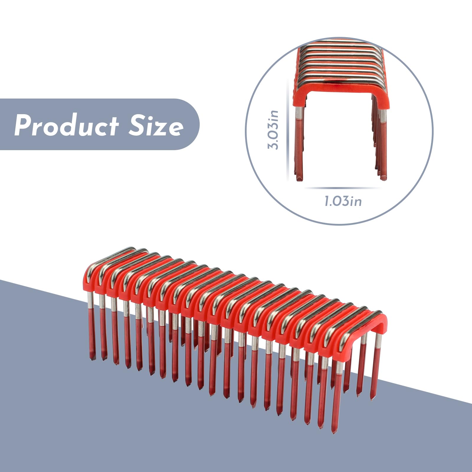 Snapklik.com : MNM1-600 1 Insulated Cable Staple, 1-Inch Insulated ...