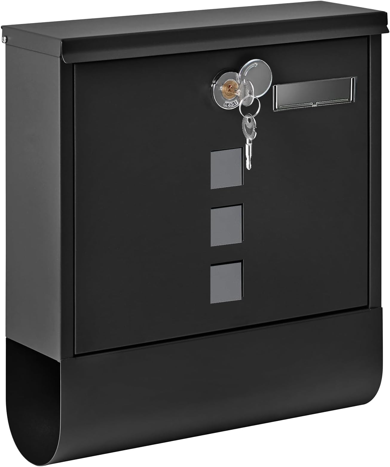 ZENO Post Box | Large Wall Mounted Modern Mailbox | Post Letter Box for ...