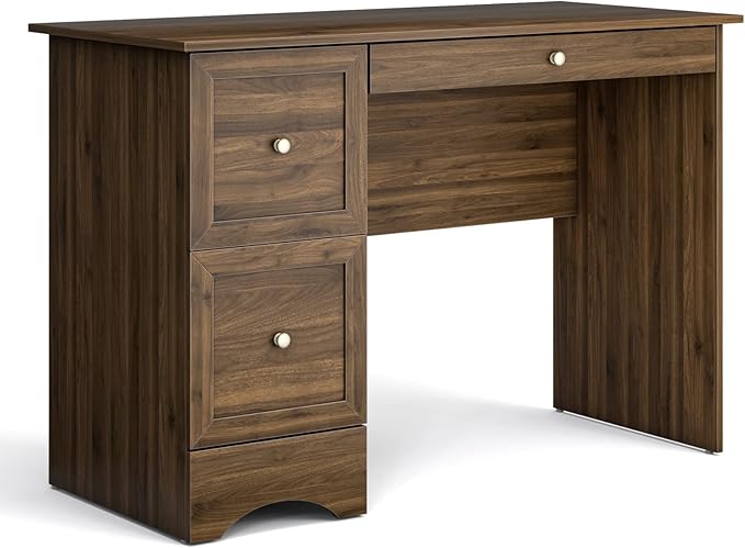 Amazon.com: IFANNY Vintage Computer Desk with Drawers, Wooden PC Desk ...