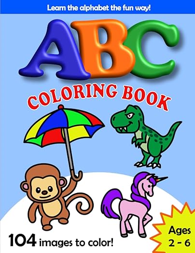 ABC Coloring Book / Learning The Alphabet the Fun Way! For Toddlers and ...