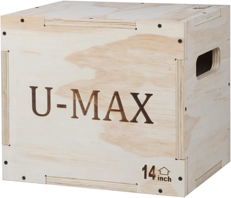 Amazon.com : U-MAX Wood Plyo Box for Crossfit Jump Training and ...